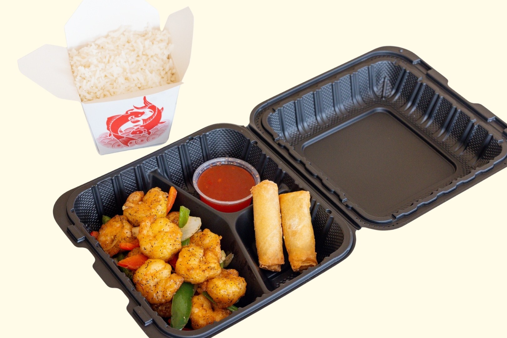 Tso Plate Salt and Pepper Shrimp 🌶